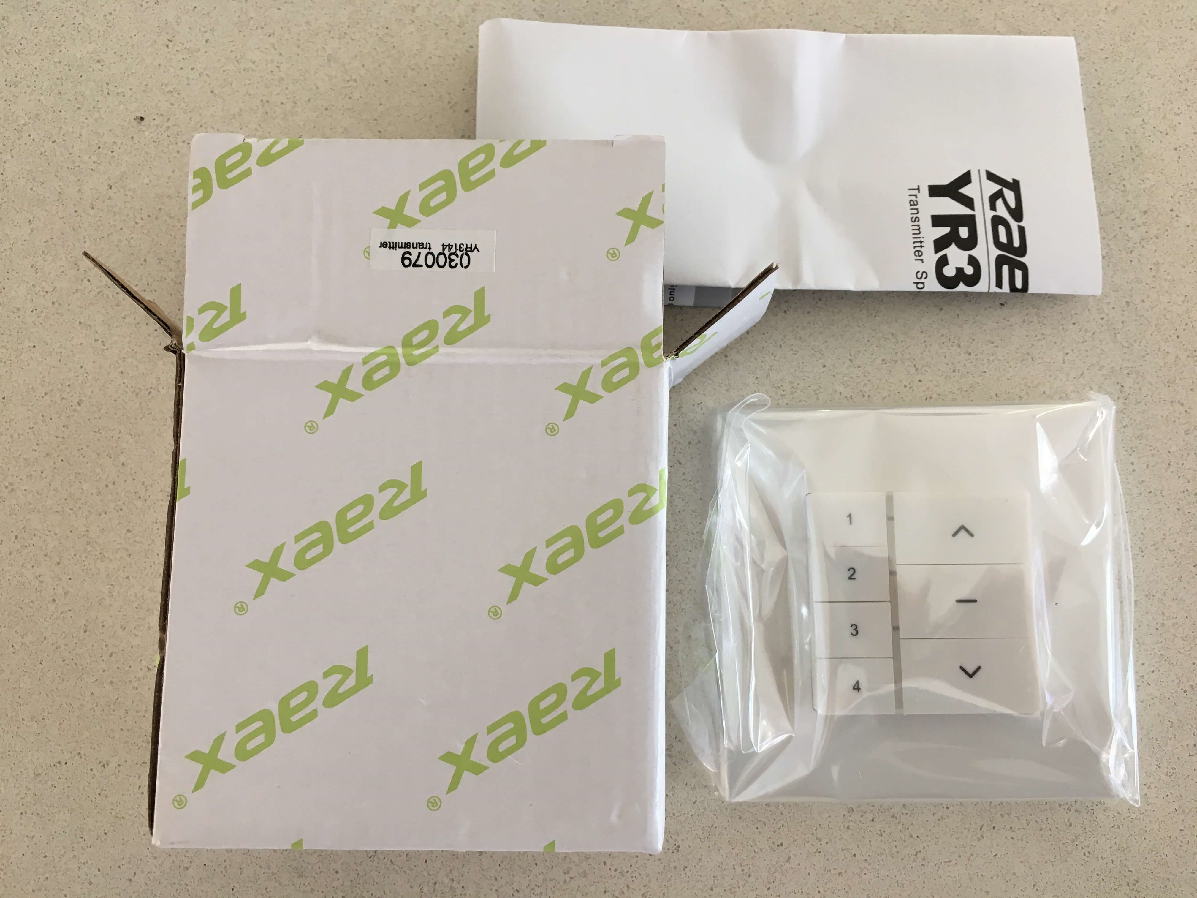 4 Channel On Wall Wireless Remote YR3144 – RAEX Australia