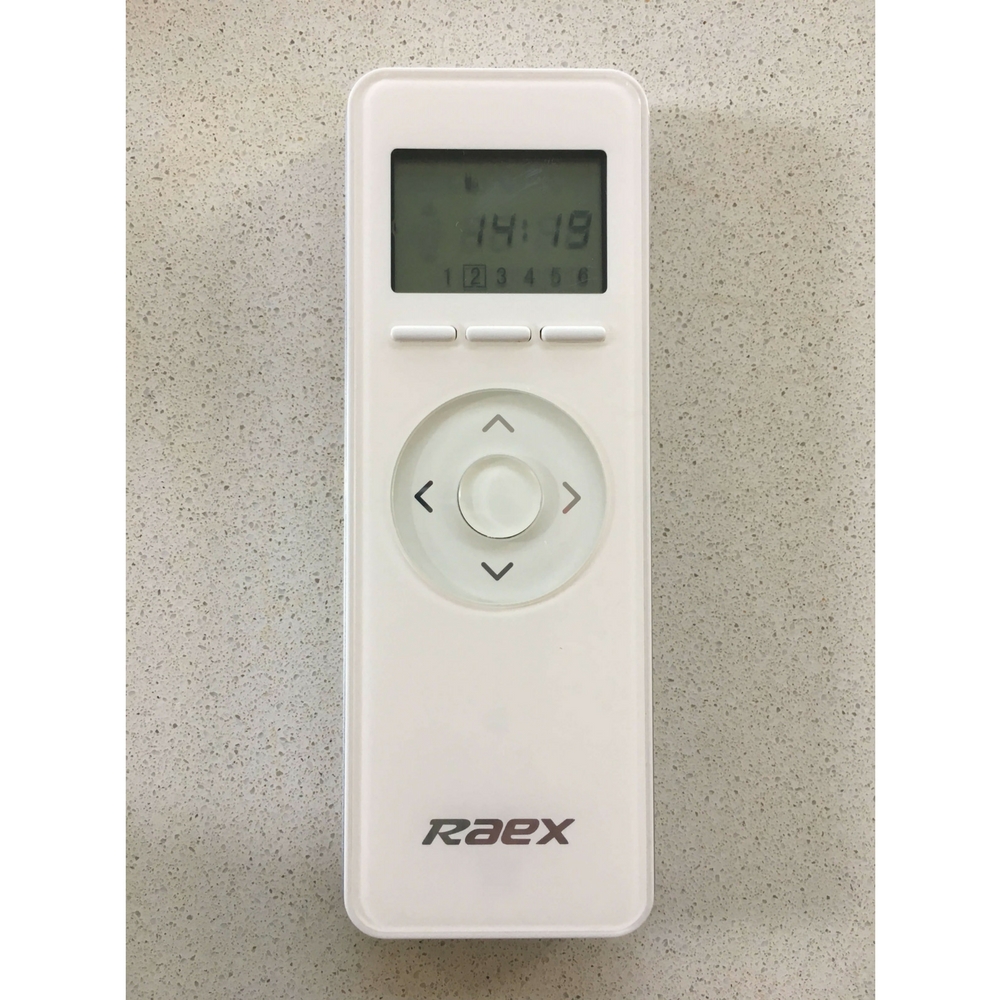 6 Channel LCD Programmable Wireless Remote (white/cream colour) With 12 ...